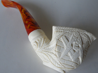 Masonic MEERSCHAUM Pipes | meerschaumpipemaster