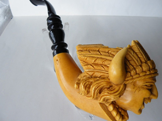 Indian CHIEF HEAD Meerschaum Pipes | meerschaumpipemaster