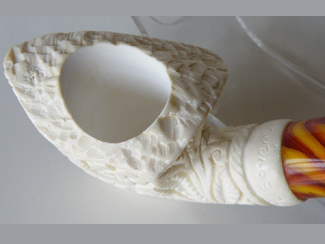 MASONIC MEERSCHAUM PIPE (MAS-25) | meerschaumpipemaster